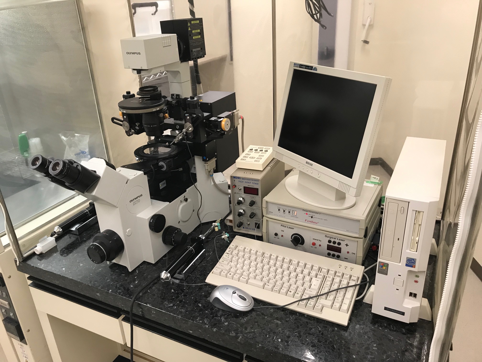 OLYMPUS(オリンパス)/IX70/倒立顕微鏡人工授精システム | 中古機器